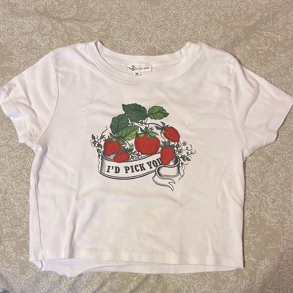 Tops | Its A Cute Top For Any Teen Girl That Loves Strawberry Themed ...